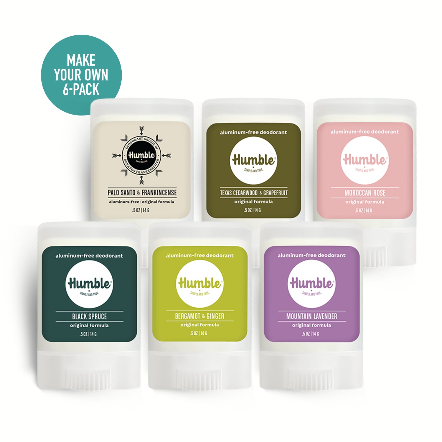 Custom Deodorant Discovery Kit – Humble Brands